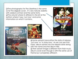 Magazine album advert research | PPT