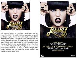Magazine album adverts | PPTX | Music | Entertainment