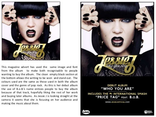 Magazine album adverts