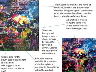 Magazine Album Adverts and Synergy | PPT