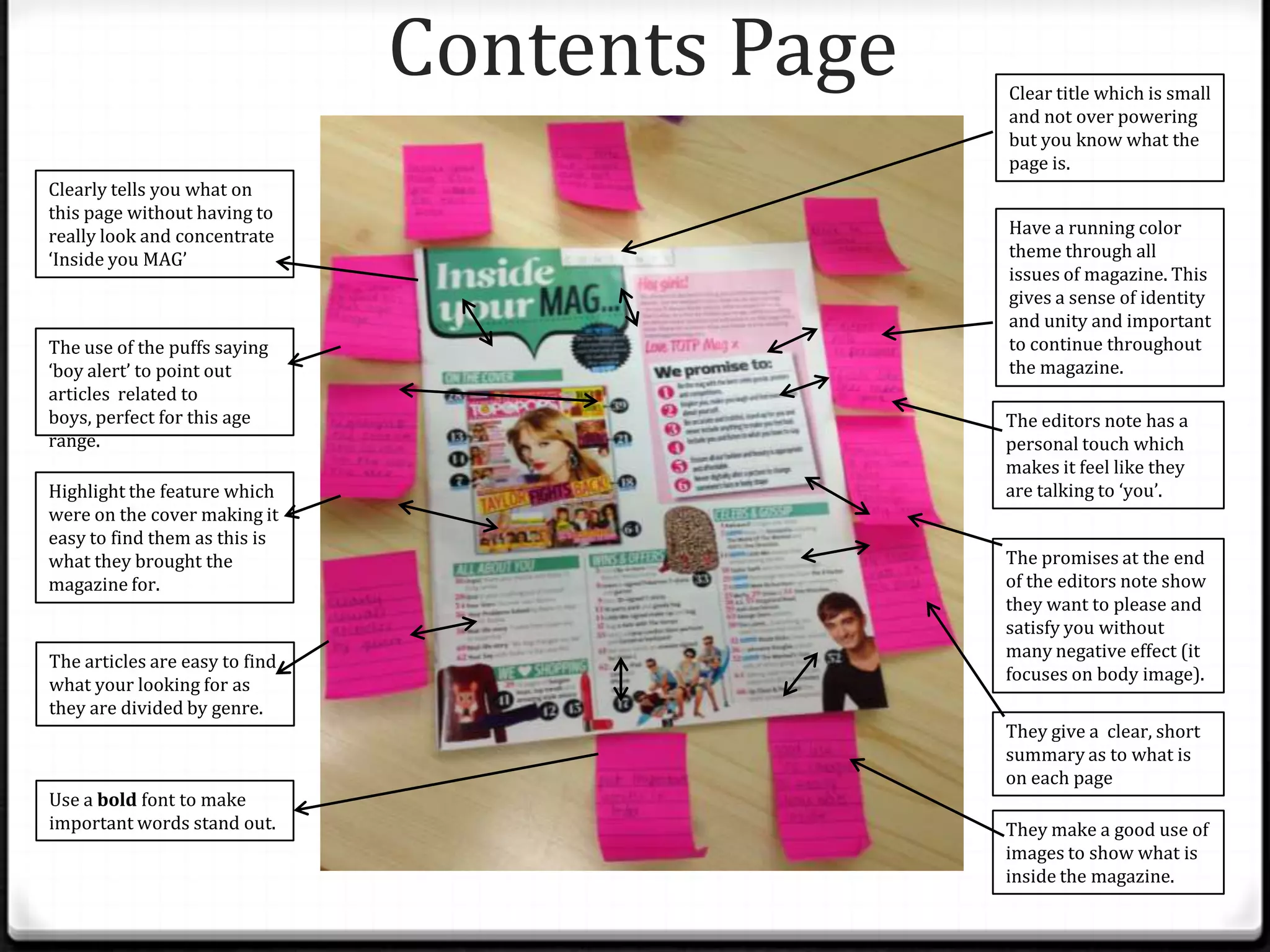 Magazine analyse | PPTX