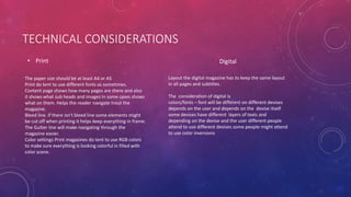 Magazine analysing | PPT