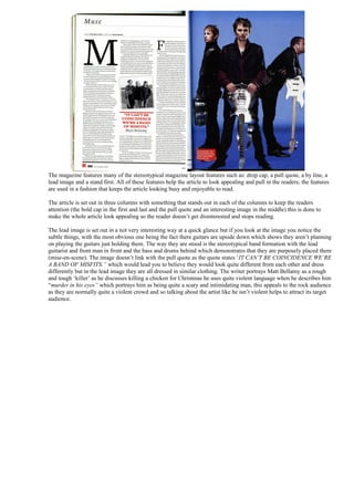 Magazine analysis | PDF