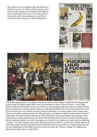 Magazine analysis | PDF