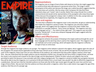 Magazine analysis | PPT