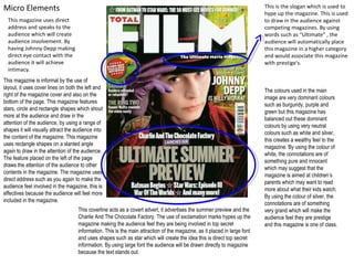 Magazine analysis | PPT