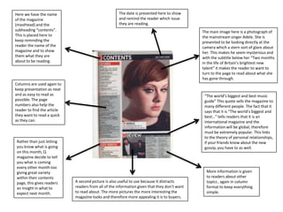 Magazine analysis | PPT