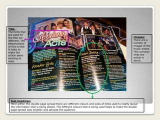 Magazine analysis | PPTX