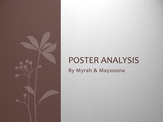 Poster analysis | PPTX