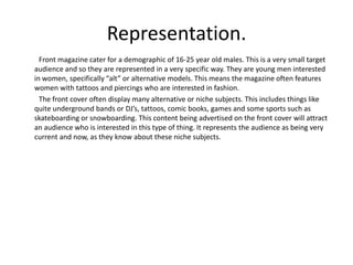 Magazine analysis | PPTX