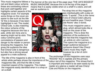 Magazine analysis | ODP | Music | Entertainment