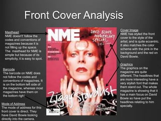 Magazine analysis | PPTX