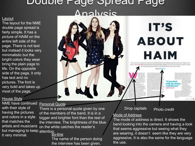 Magazine analysis | PPTX | Desktop Publishing | Computer Software and Applications