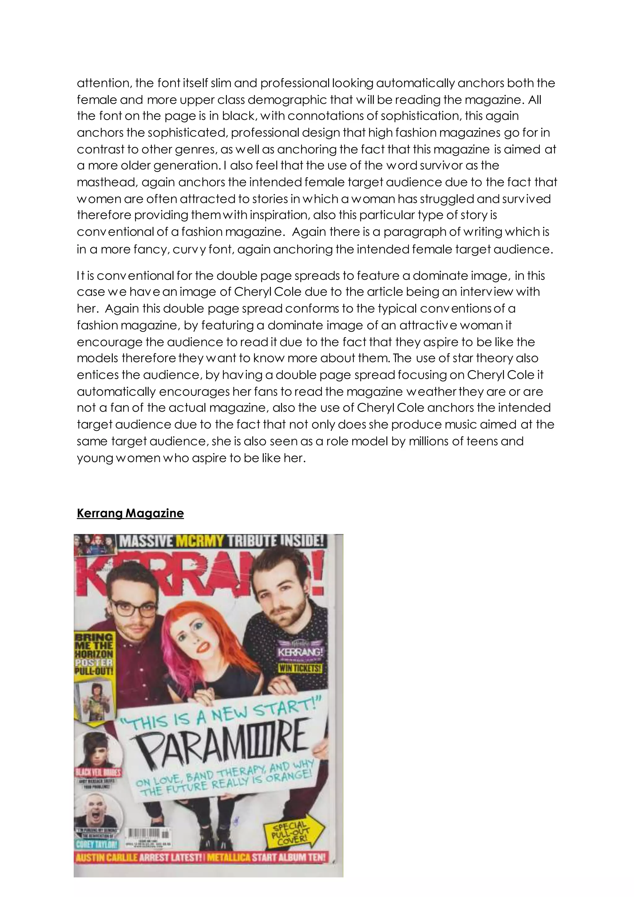 Magazine analysis | DOCX