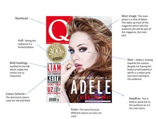 Magazine analysis | PPTX