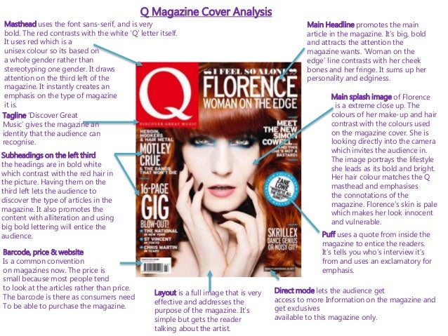 Magazine Analysis