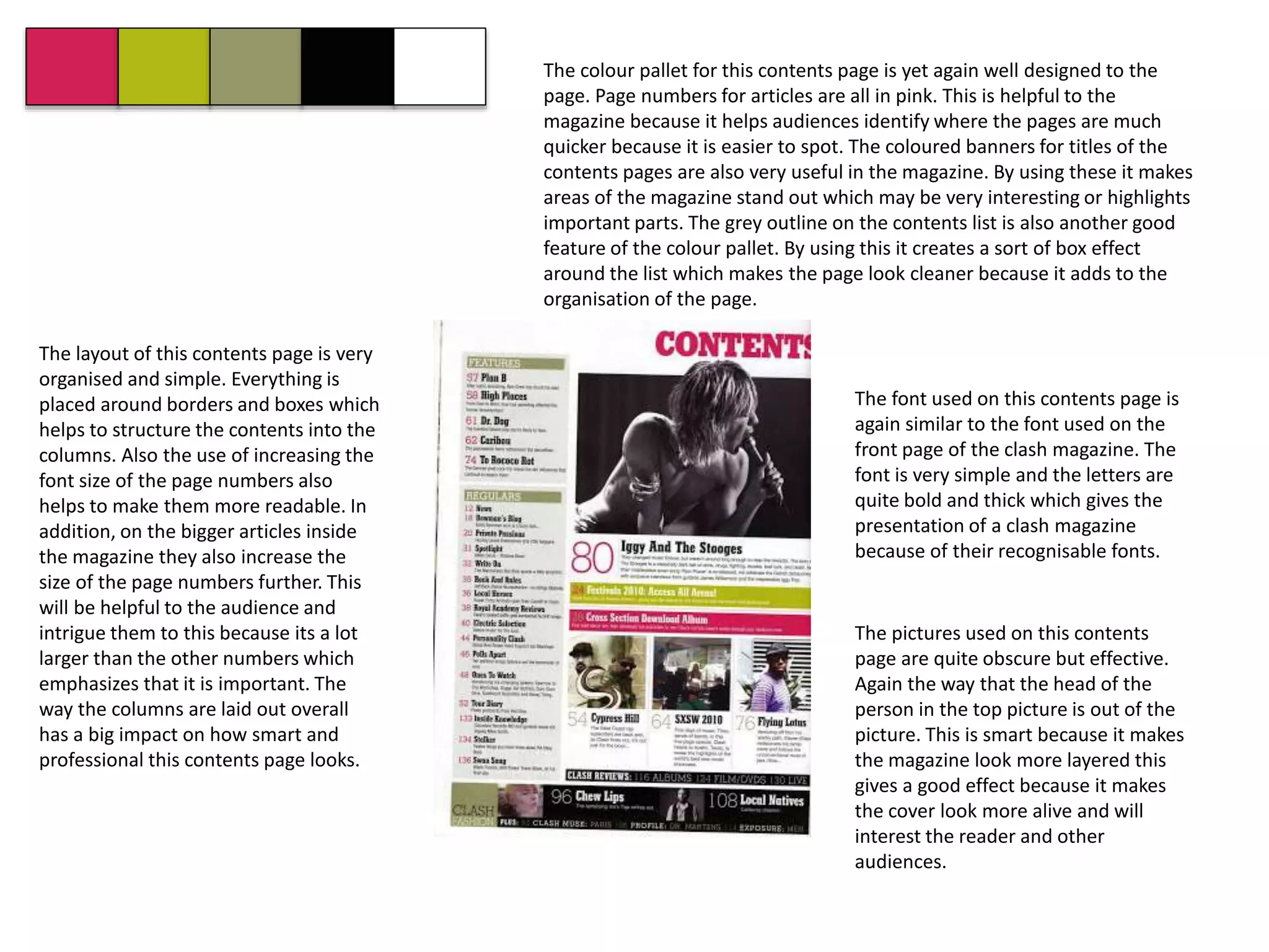 Magazine analysis | PPTX