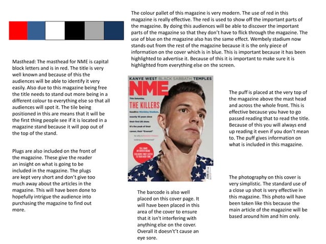 Magazine analysis | PPTX