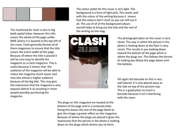 Magazine analysis | PPTX