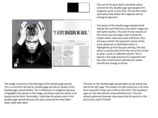 Magazine analysis | PPTX