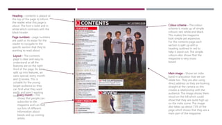 Magazine analysis | PPTX