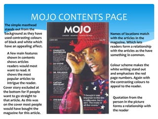 Magazine analysis | PPTX