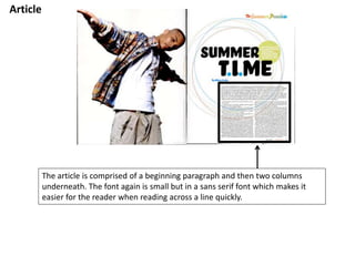 Codes and Conventions of Magazines | PPTX