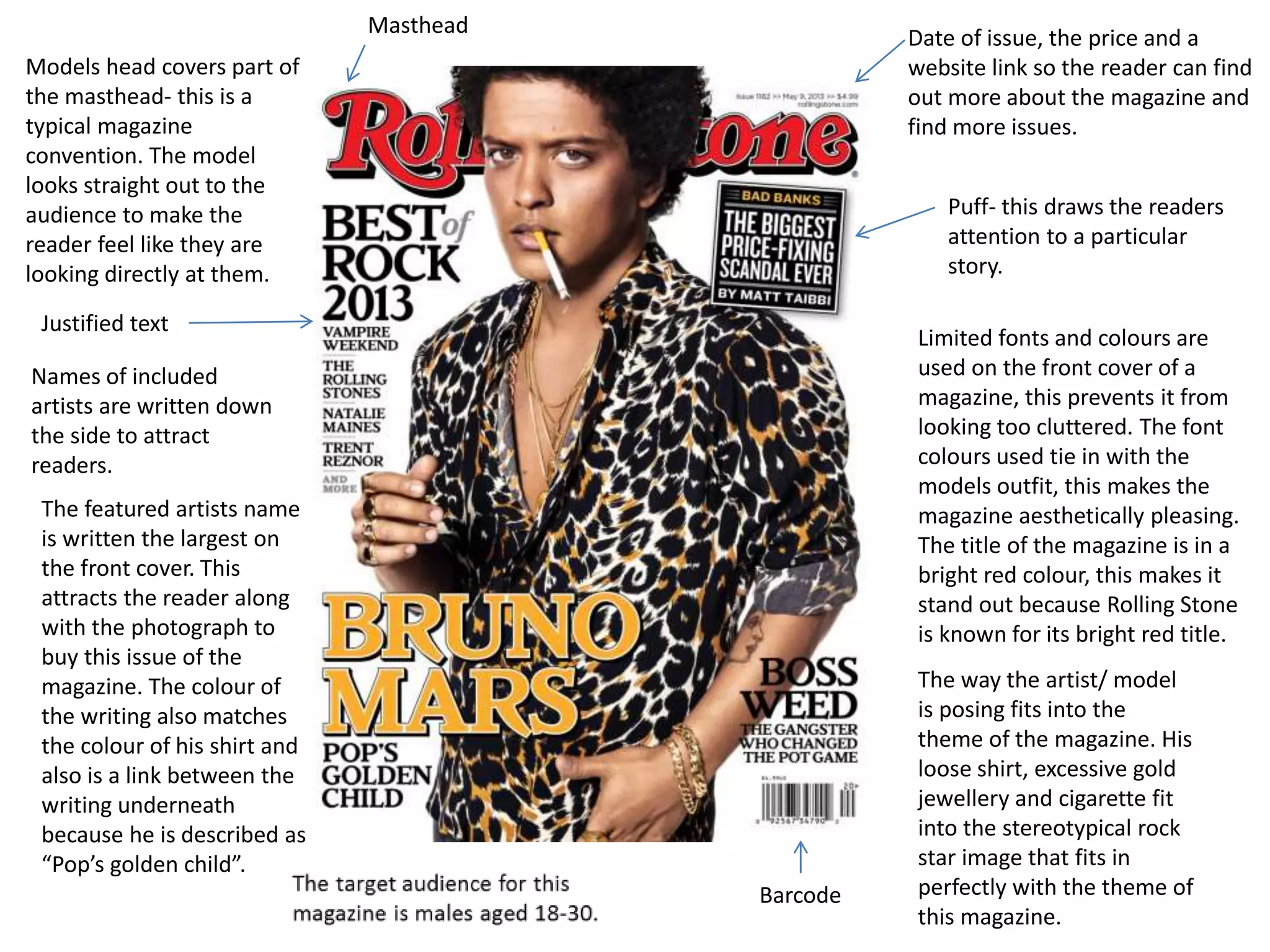 Music magazine analysis | PPTX | Music | Entertainment