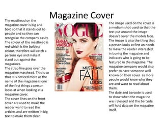 Magazine analysis | PPTX | Technology & Computing