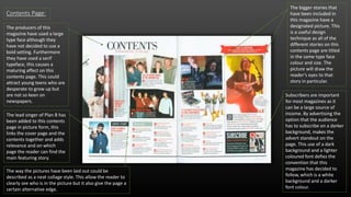 Magazine analysis 3 | PPT