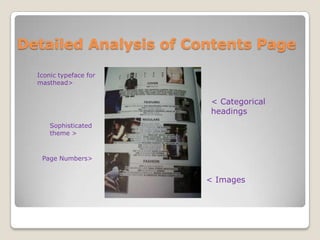 Magazine analysis case study | PPTX