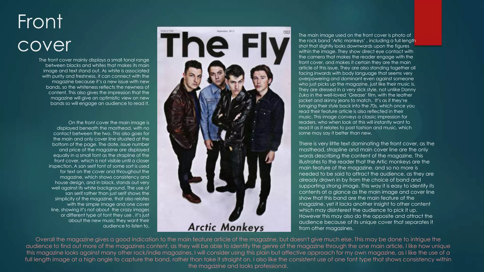 Magazine analysis: The Fly | PPT