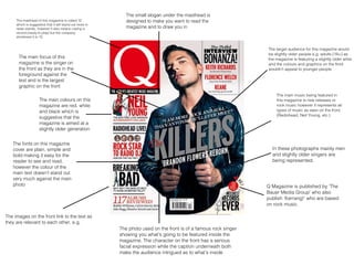 Magazine analysis 1 | PPT