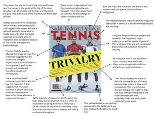 Magazine Analysis' | PPTX