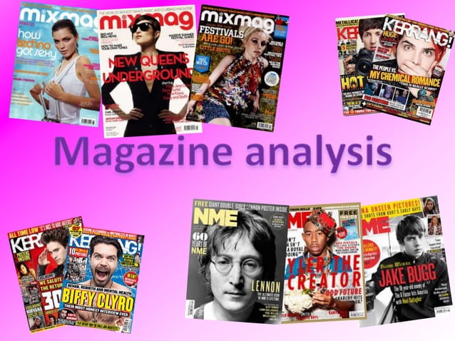 Magazine analysis- Media Coursework | PPTX