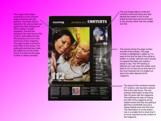 Magazine analysis- Media Coursework | PPTX