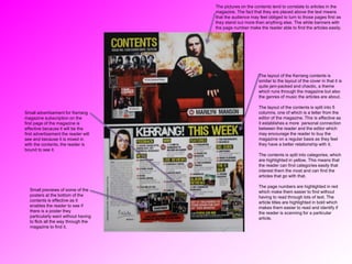 Magazine analysis- Media Coursework | PPTX