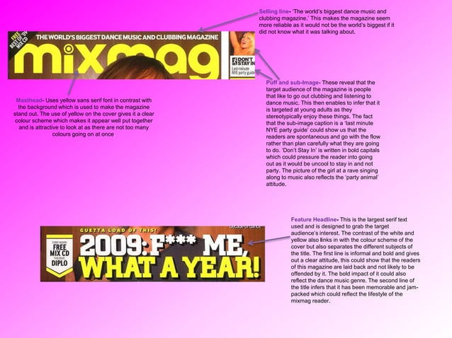 Magazine analysis- Media Coursework | PPTX