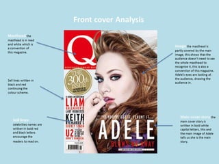 Magazine analysis production | PPTX