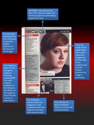 Magazine analysis | PPTX