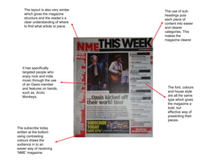 Magazine anaylisis | PPT