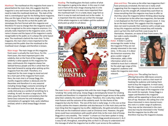 Magazine annotation | PPT