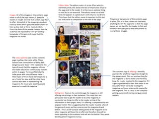 Magazine annotation | PPT