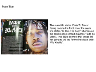 Magazine annotation | PPT