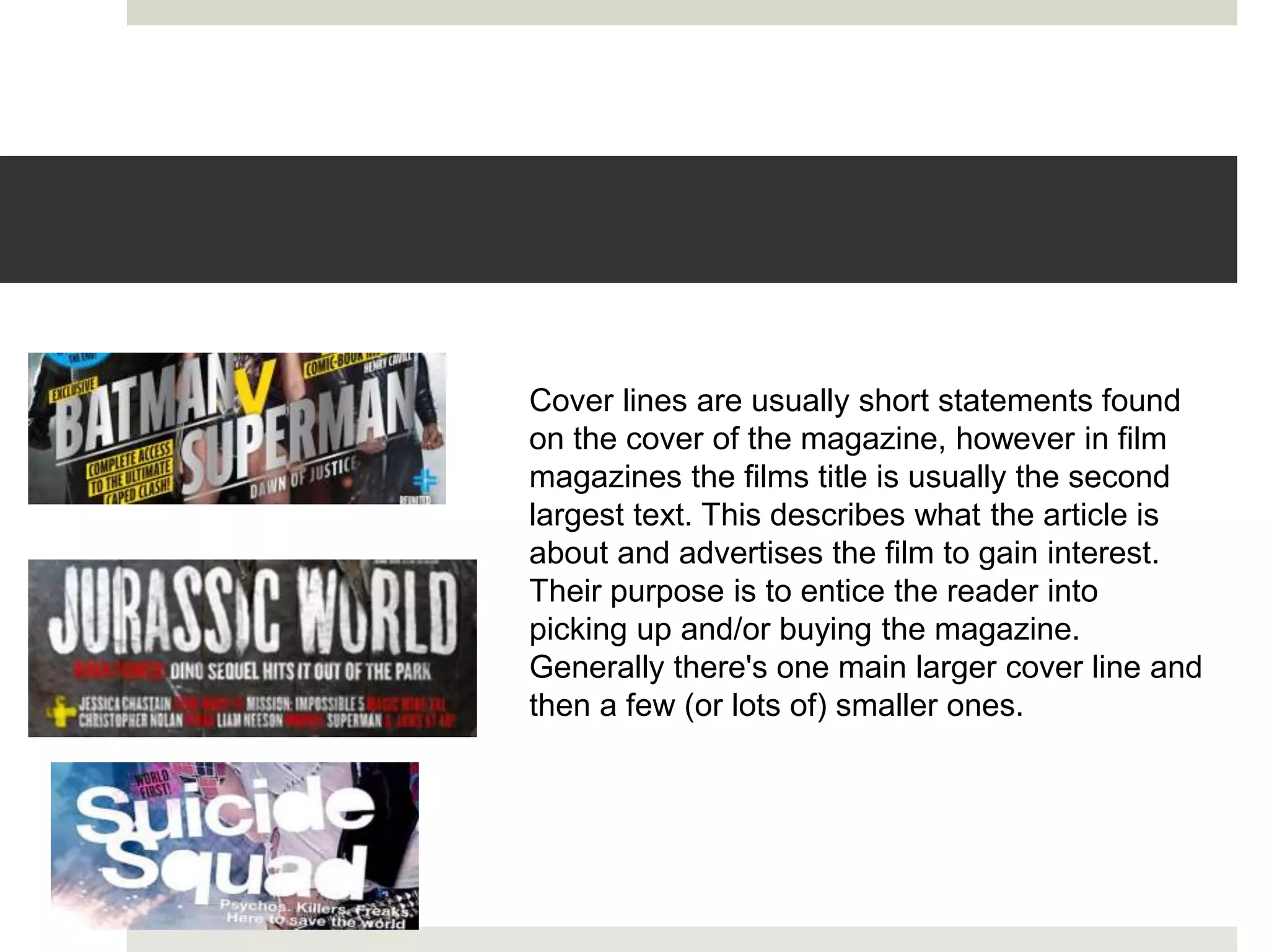 Magazine annotation | PPTX