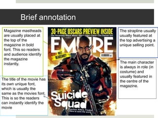 Magazine annotation | PPTX