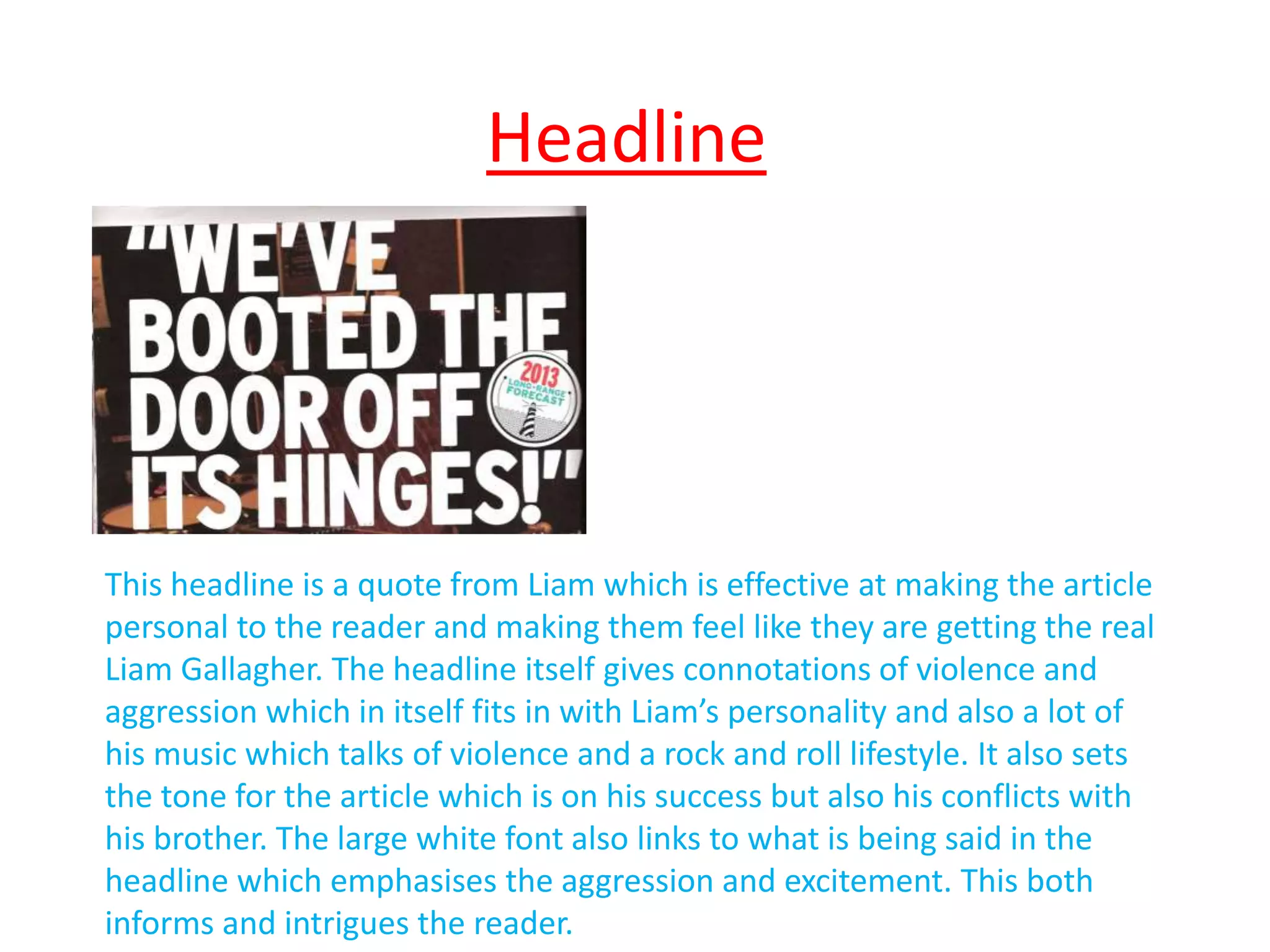 Magazine article analysis | PPT