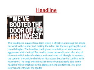 Magazine article analysis | PPT