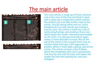 Magazine article analysis | PPT