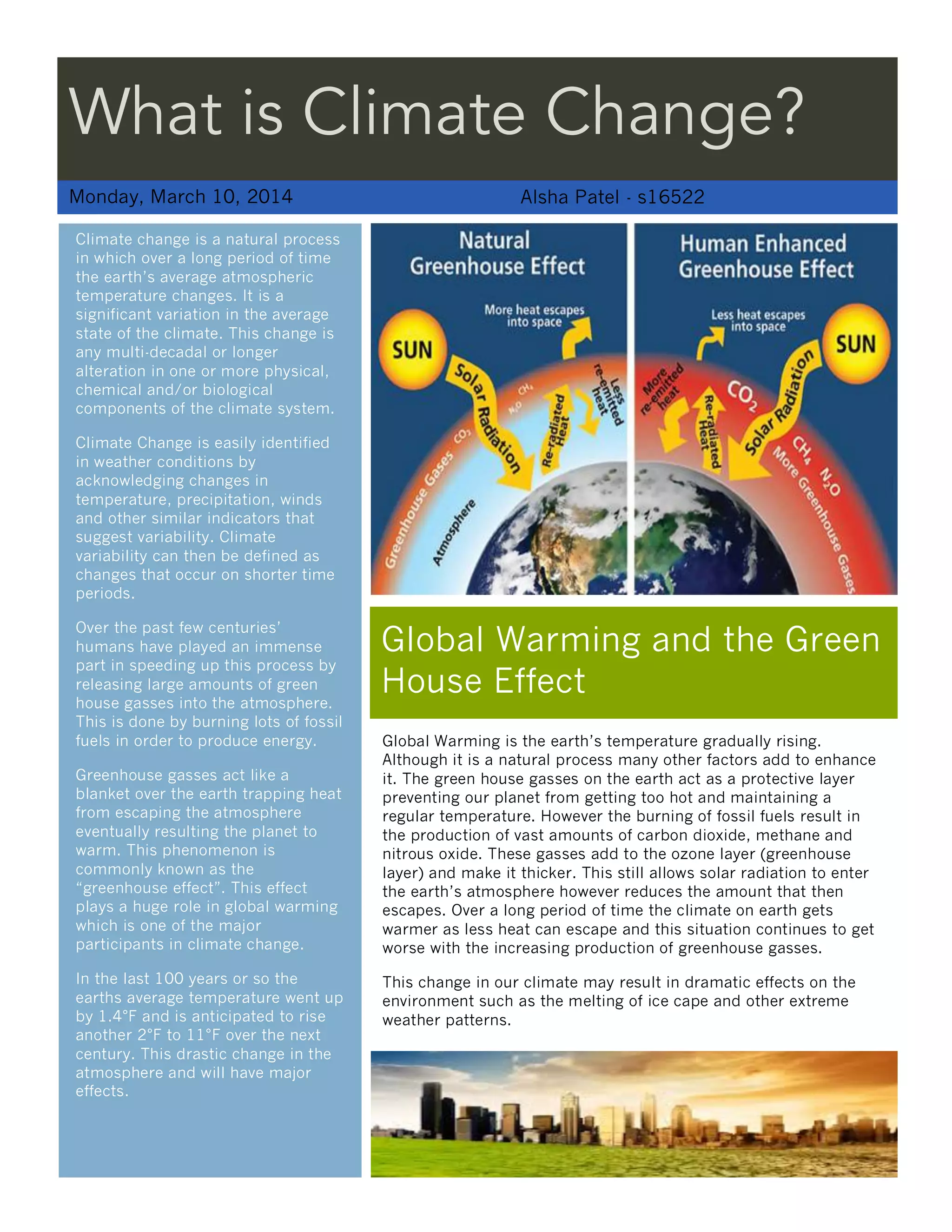 Global Warming magazine article | PDF